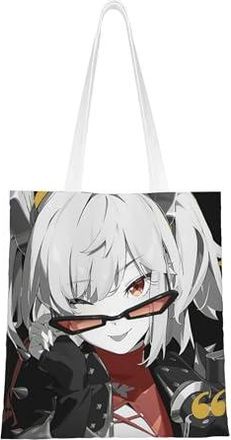 Generic 40.6 X 38.0 cm Canvas Totes Hand Shopping Bag With All Roles Print Zenless Zone Zero Impression For Daily Shopping Shoulder Bag
