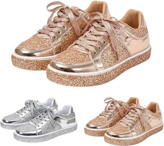 Generic Baskets &agrave; paillettes pour femme - &Eacute;l&eacute;gantes - Chaussures de course &agrave; paillettes - Chaussures de marche de mariage - Chaussures de f&ecirc;te - Chaussures de