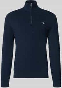 GANT Strickpullover mit Stehkragen