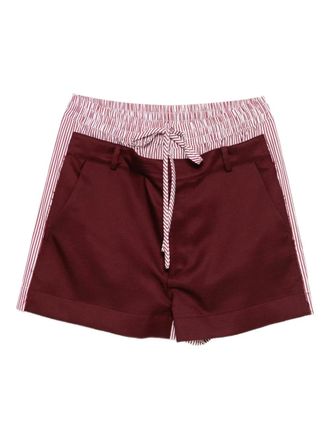 Monse Shorts im Deconstructed-Look - Rot