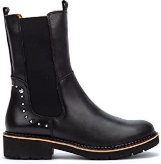 Pikolinos Bottines Plates en Cuir Vicar pour Femme Color Black