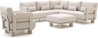 Bellagio la vita attrattiva Bellagio Battuello Ecklounge-Set 5-teilig