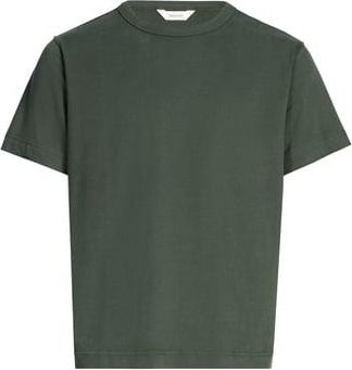 Selected T-shirt col rond en coton organique