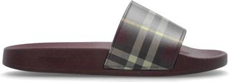 Burberry Femme, Chaussures, Rouge, Taille: 37 EU Furley Slides