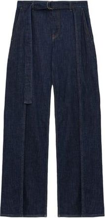 Loewe Jean ceintur&eacute; en denim de coton l&eacute;ger