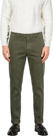 Mason's Madison Chino Hose aus Stretch Bull Stoff - - Trousers - Herren - Gr&uuml;n - XL