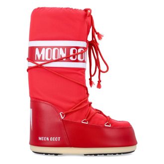 Moon Boot Icon High Nylon Boots - - Shoes - Damen - Rot - 45 EU