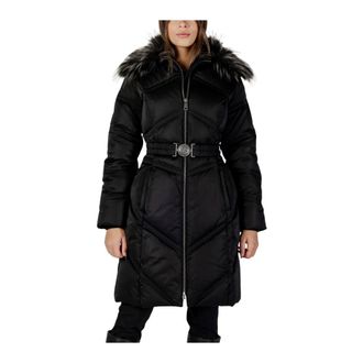 Guess Femme, Manteaux, Noir, Taille: 44 FR Veste zipp&eacute;e &agrave; manches longues