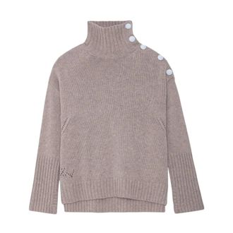 Zadig&Voltaire Alma Kaschmir Pullover - - Knitwear - Damen - Grau - S