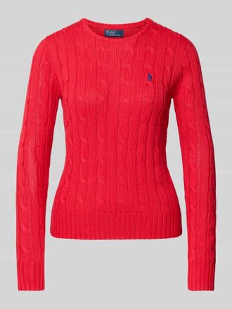 Polo Ralph Lauren Strickpullover mit Zopfmuster Modell JULIANNA