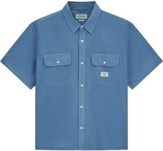 Guess Chemise droite manches courtes en coton