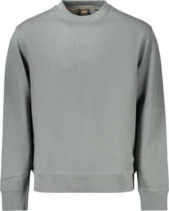 HUGO BOSS WeSmallcrew SweaT-shirt - Homme - Sweatshirts et sweats &agrave; capuche - Vert - Taille: L