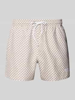 HUGO BOSS Relaxed Fit Badeshorts mit Allover-Muster Modell CATFISH