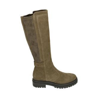 Nero Giardini Sportliche hohe Stiefel aus taupe Wildleder - - Shoes - Damen - Beige - 40 EU