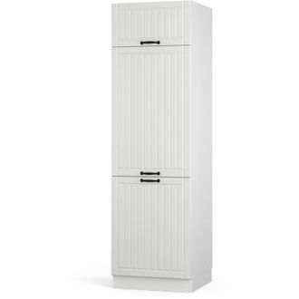 Vicco Armoire pour frigo Fame-Line, Blanc campagne, 60 cm