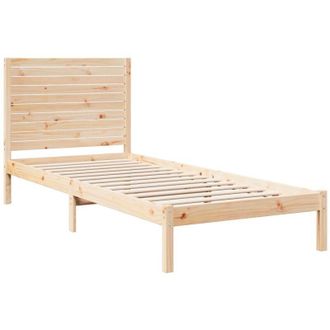 vidaXL Massivholzbett Extra Lang ohne Matratze 100x210 cm Vidaxl