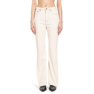 Burberry High-Rise Bootcut Jeans