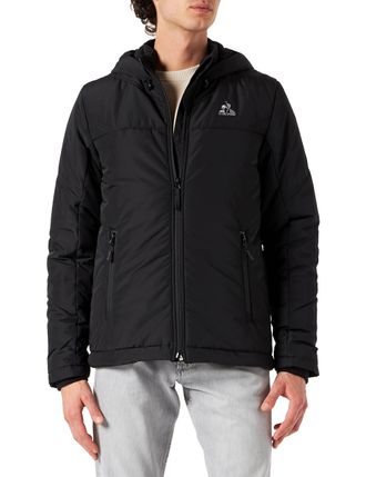 Le Coq Sportif Tech Daunenjacke Nr. 1, Schwarz, Größe S