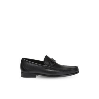 Ferragamo Grandioso Leder Loafers - - Shoes - Herren - Schwarzk - 42 EU