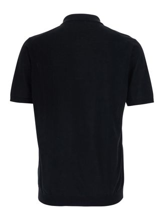 Roberto Collina Mens T-Shirt Round Neck Black Cotton T-Shirts And Polos