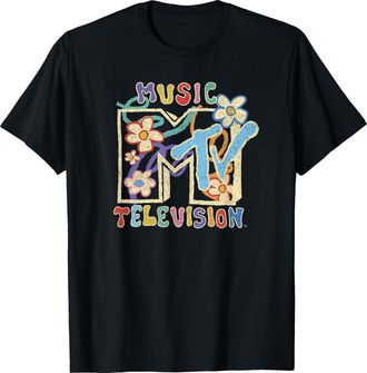 Giesswein Music Television Distressed Kid Drawn Classic Logo T-Shirt
