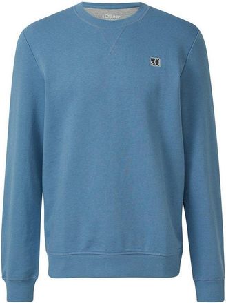 s.Oliver Sweatshirt Sweatshirt Weiches Sweatshirt aus Baumwollmix mit Crew Neck