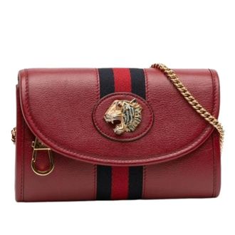 Gucci Pre-owned Rajah Crossbody Bag - Femme - Pre-owned - Rouge - Taille: ONE Size