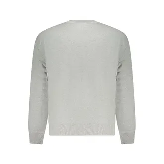 Calvin Klein Logo-Embroidered Cotton Sweatshirt - Grey