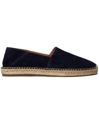 Ralph Lauren Leder-Espadrilles mit Leder-Einlage in