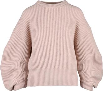 Nude Nude, Femme, Pulls, Rose, Taille: 36 FR Pull ras du cou c&ocirc;tel&eacute;