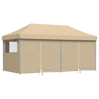 vidaXL Vidaxl - Tente de r&eacute;ception pliable escamotable avec 4 parois lat&eacute;rales