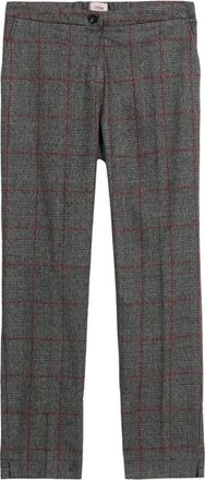 Oltre Karohose - - Trousers - Damen - Grau - M