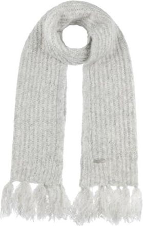 Seeberger Echarpe en Tricot Javolie Femme - echarpe pour lhiver foulard a franges Hiver automne-hiver - taille unique blanc creme