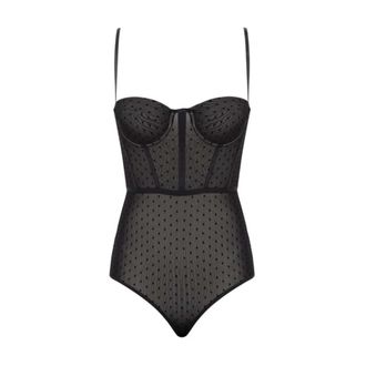 Zimmermann Rebellion Dot Body Suit - - Tops - Damen - Schwarzk - M