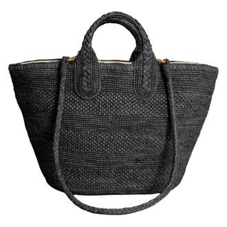 Ibeliv Soma Raffia Tote - - Bags - Damen - Schwarzk - ONE SIZE