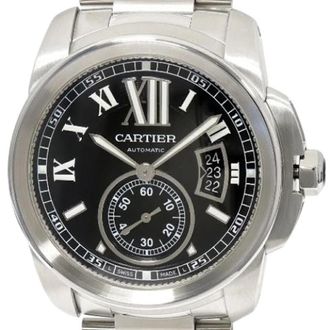 Cartier Pre-owned Rostfreier Stahl watches - - Pre-owned - Herren - Schwarzk - ONE SIZE