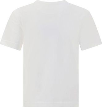 Jacquemus Logo-Patch Cotton T-Shirt - White