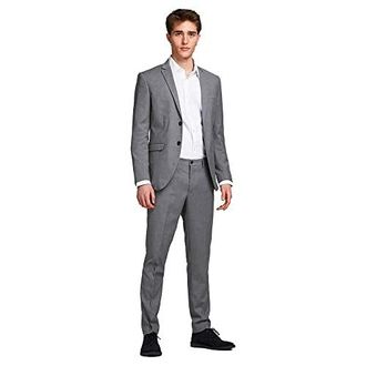 Jack & Jones Homme Jprfranco Suit Noos Costume, Light Grey Melange, 52 EU