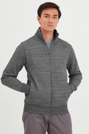 Blend Sweatjacke BHLenner Sweat Zip-Jacke mit Stehkragen
