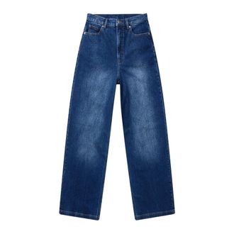 Munthe Klassische Indigo Wide Leg Jeans - - Jeans - Damen - Blau - M