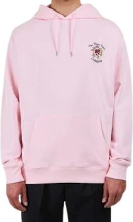 Dr&ocirc;le de Monsieur Homme, Sweatshirts et sweats &agrave; capuche, Rose, Taille: M Sweat &agrave; capuche Slogan Rose