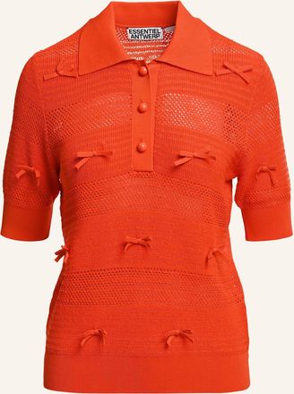 Essentiel Strickpolo Jarts rot