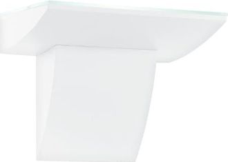 Eglo LED Wandlampe Fontela, Wandleuchte innen, Aluguss in weiss, warmwei&szlig; IP44