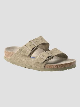 Birkenstock Arizona Suede Leather Sandales marron