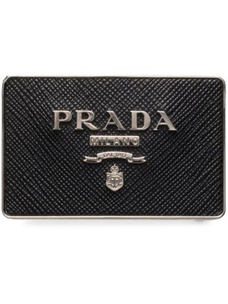 Prada G&uuml;rtelschnalle aus Metall - Custom Belts - Schwarz