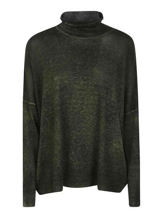 Avant Toi Rollkragenpullover - Gr&uuml;n