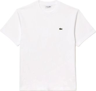 Lacoste Homme, Tops, Blanc, Taille: L T-shirt en coton