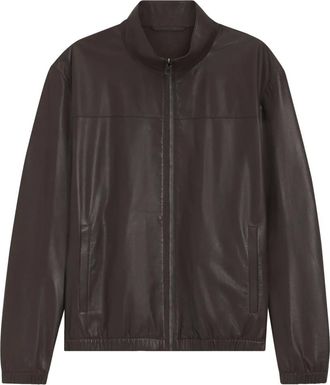 HUGO BOSS Homme, Vestes, Brun, Taille: M Veste en cuir