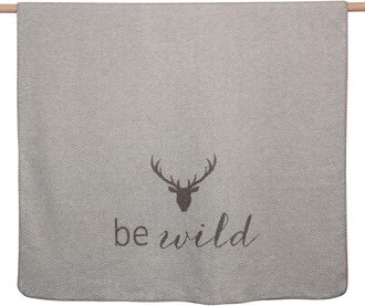 David Fussenegger Kurzflor- Wohndecke Savona be wild 150 x 200 cm Schlamm- Beige