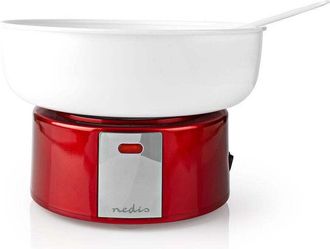 Nedis Zuckerwattemaschine 500 w rot weiss